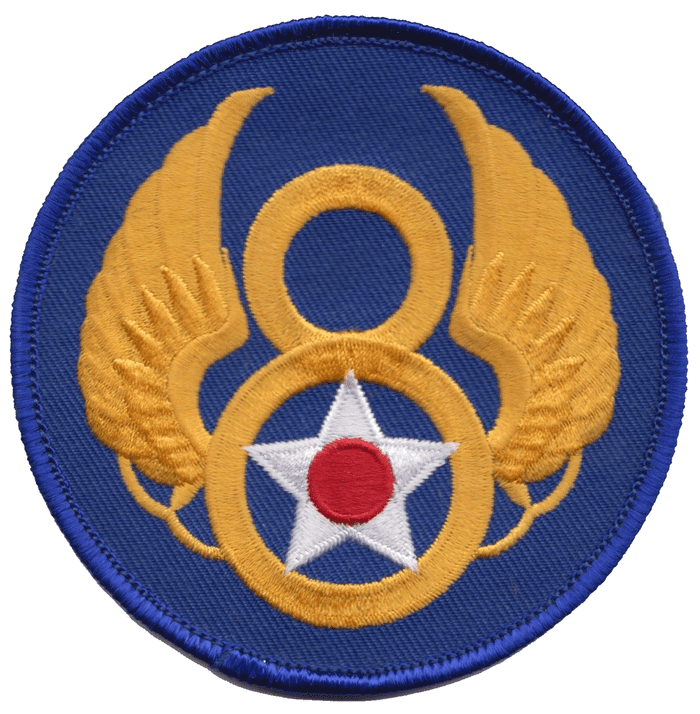 Eighth Air Force 8 AF United States Air Force USAF Subdued Embroidered ...