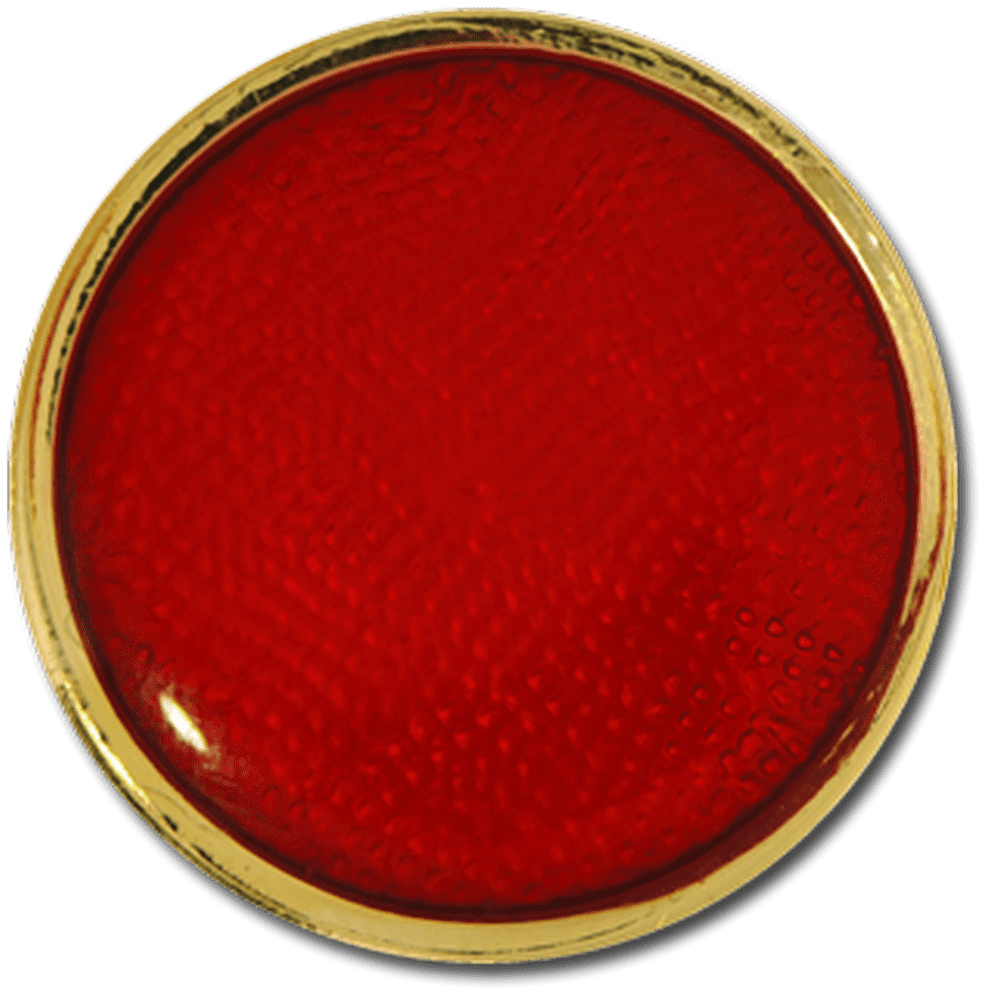 Enamelled Button Small Red Pin Badge
