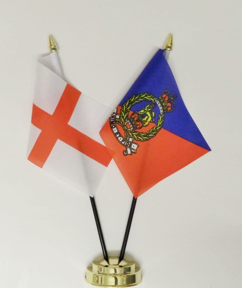 England & Adjutant General Corps Friendship Table Flag
