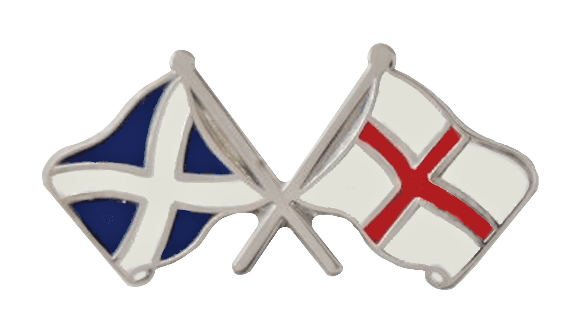 England and Scotland Friendship Flag Pin Badge