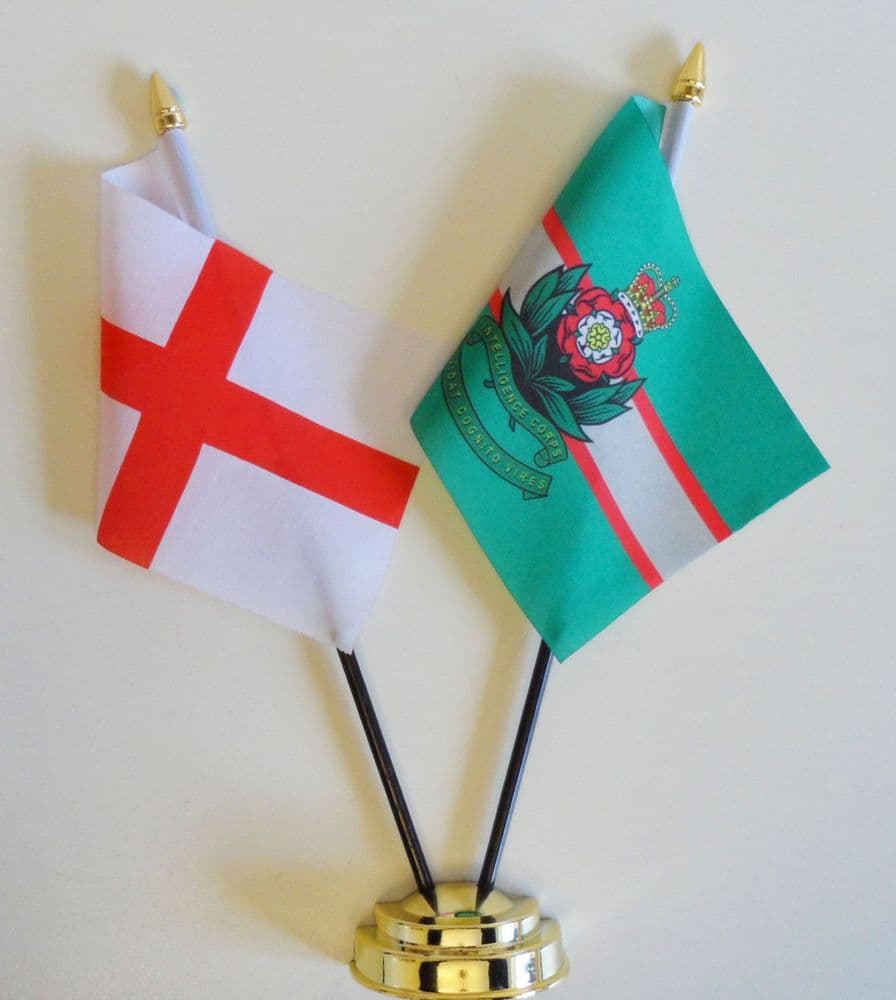England & Intelligence Corps Friendship Table Flag