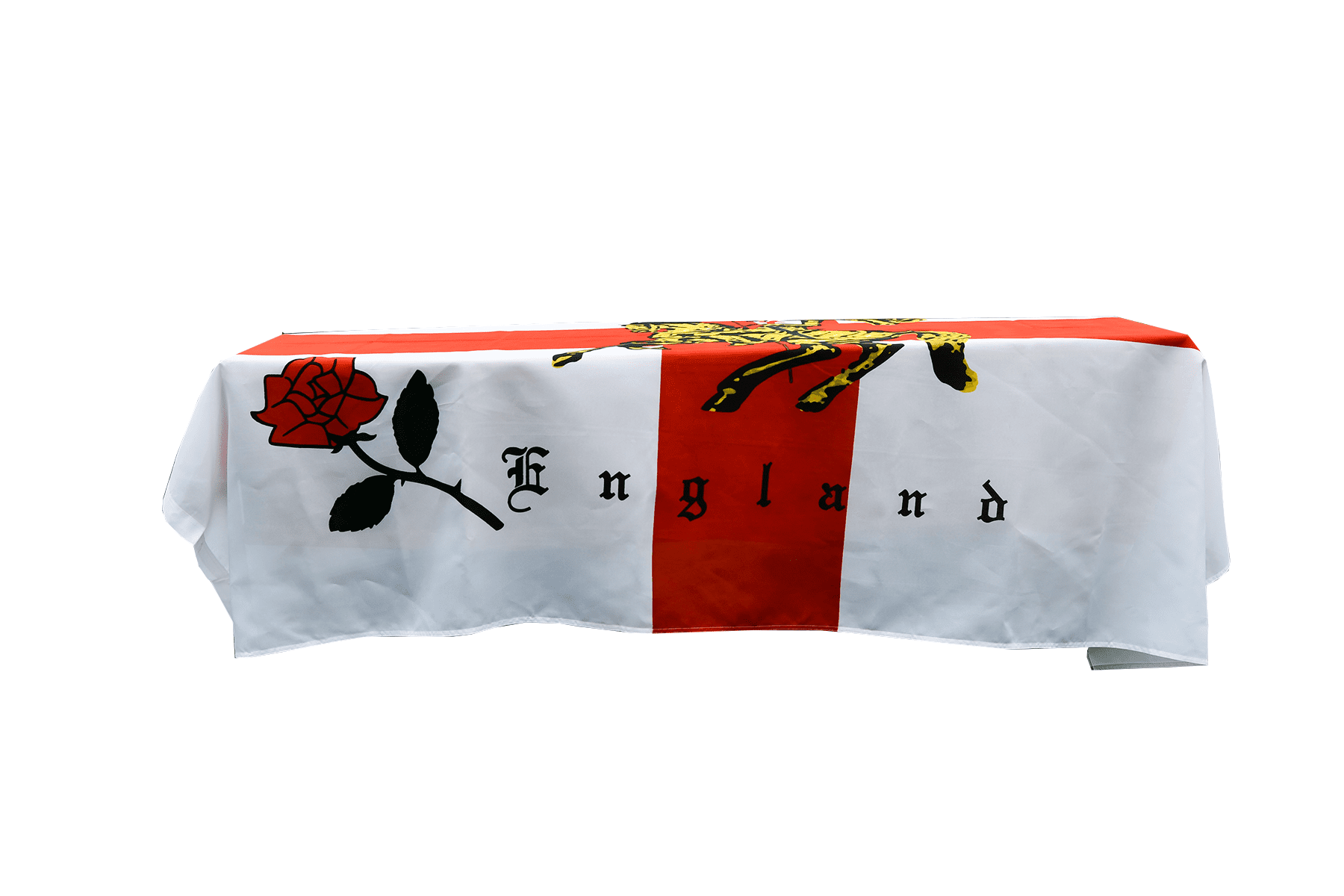 ENGLAND ROSE FLAG COFFIN DRAPE