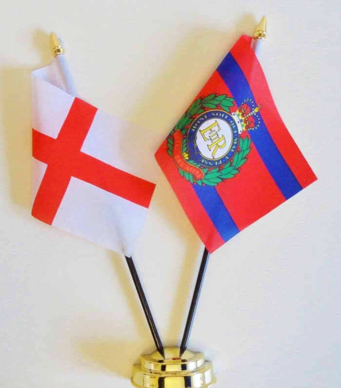 England & Royal Engineers Friendship Table Flag