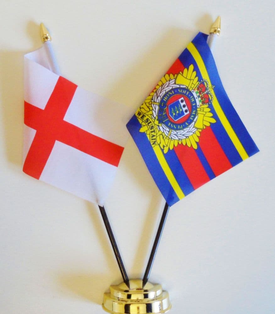 England & Royal Logistic Corps Friendship Table Flag
