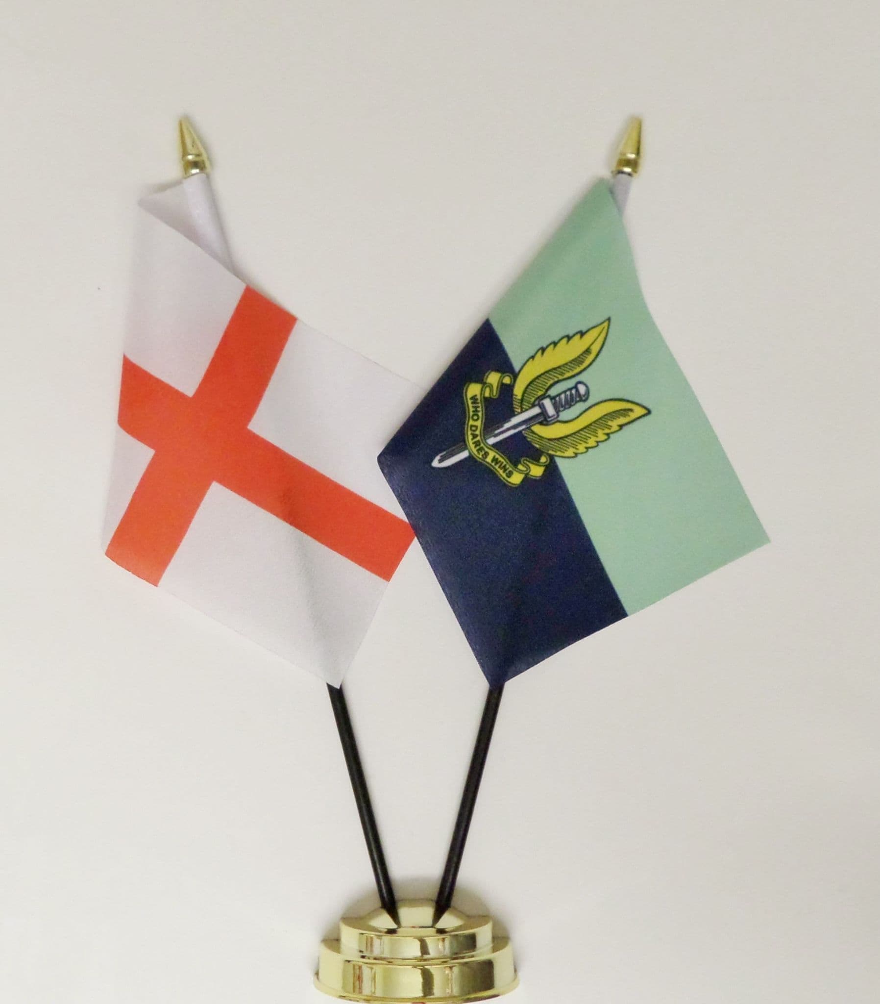 England & Special Air Service SAS Blue Friendship Table Flag