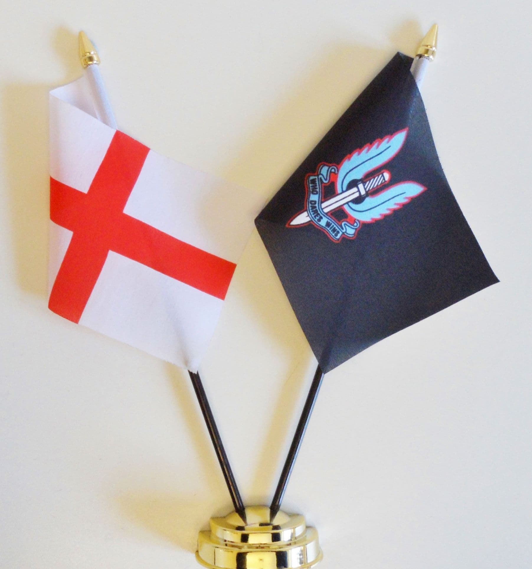 England & Special Air Service SAS Friendship Table Flag