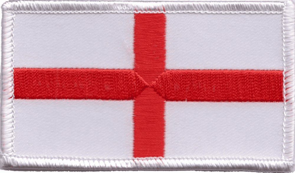 England St George Large Rectangular Embroidered Patch a157