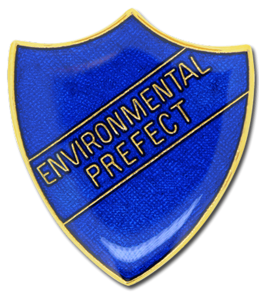 Environmental Prefect Blue Shield Pin Badge