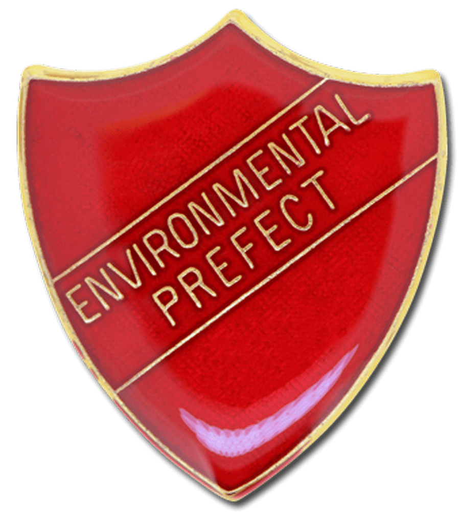 Environmental Prefect Red Shield Pin Badge