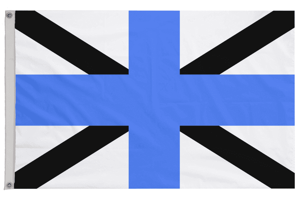 Estonia Naval Jack Flag with Eyelets