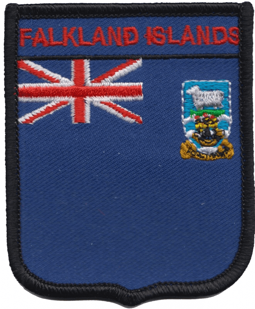 Falkland Islands Embroidered Patch a419