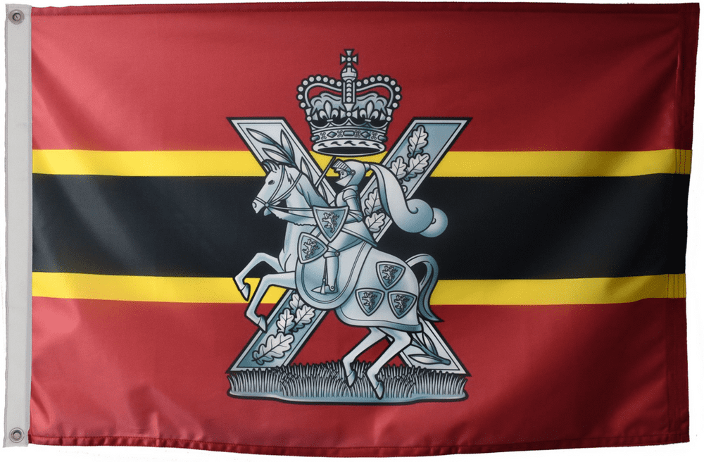 Fife and Forfar Yeomanry Scottish Horse British Army Flag with Eyelets