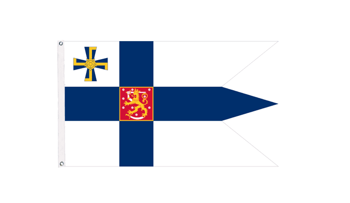 Finland Presidential Flag with Eyelets