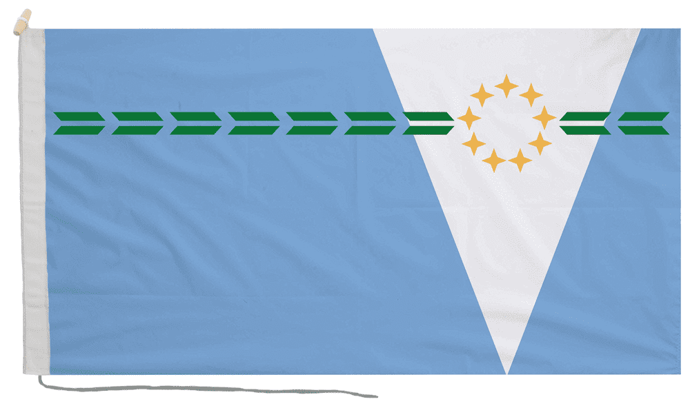 Formosa Province Argentina Flag with Rope & Toggle