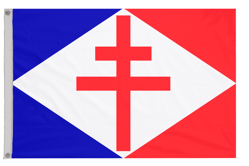 France FNFL Jack Flag with Eyelets