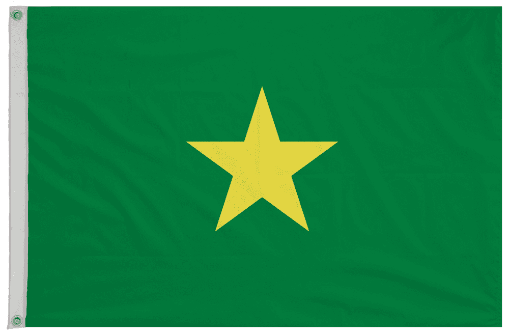 French Senegal 1958 to 1959 Flag with Eyelets