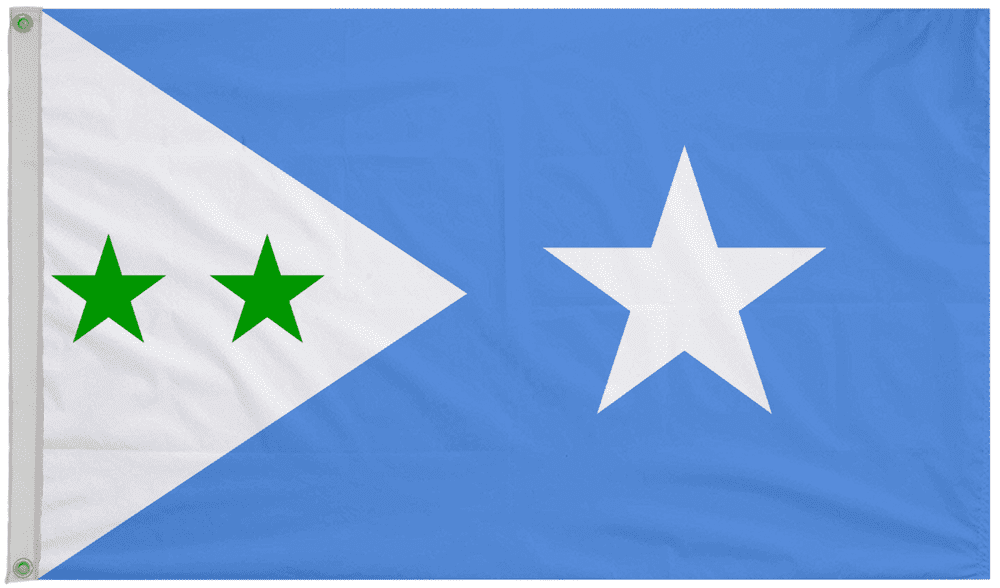 Galmudug State of Somalia Flag with Eyelets