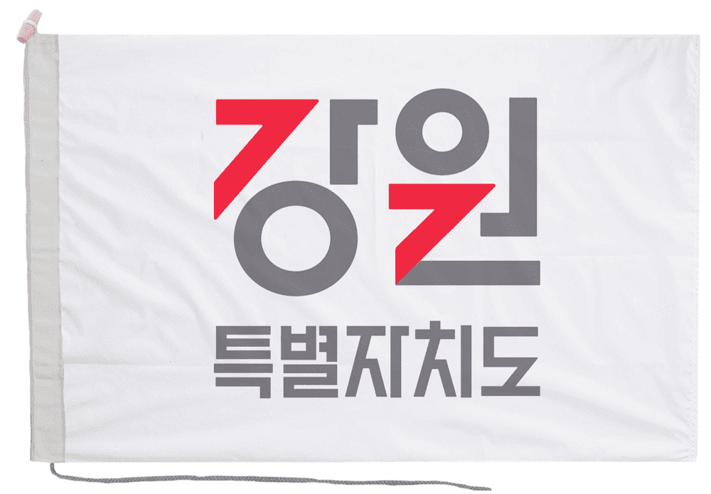 Gangwon Province South Korea Flag with Rope & Toggle