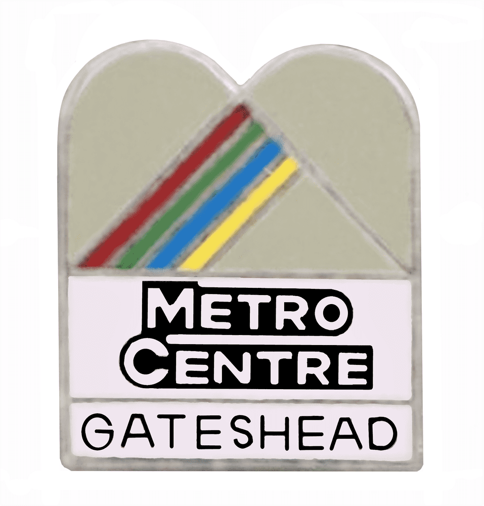 Gateshead Metro Centre Logo Pin Badge