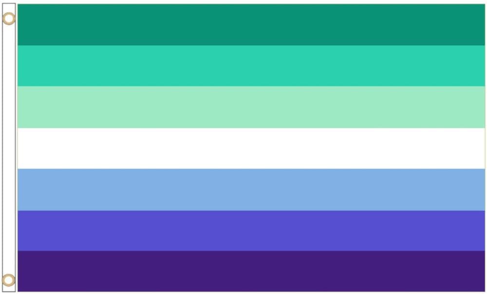 Gay Men Pride Polyester 5 x3 Flag