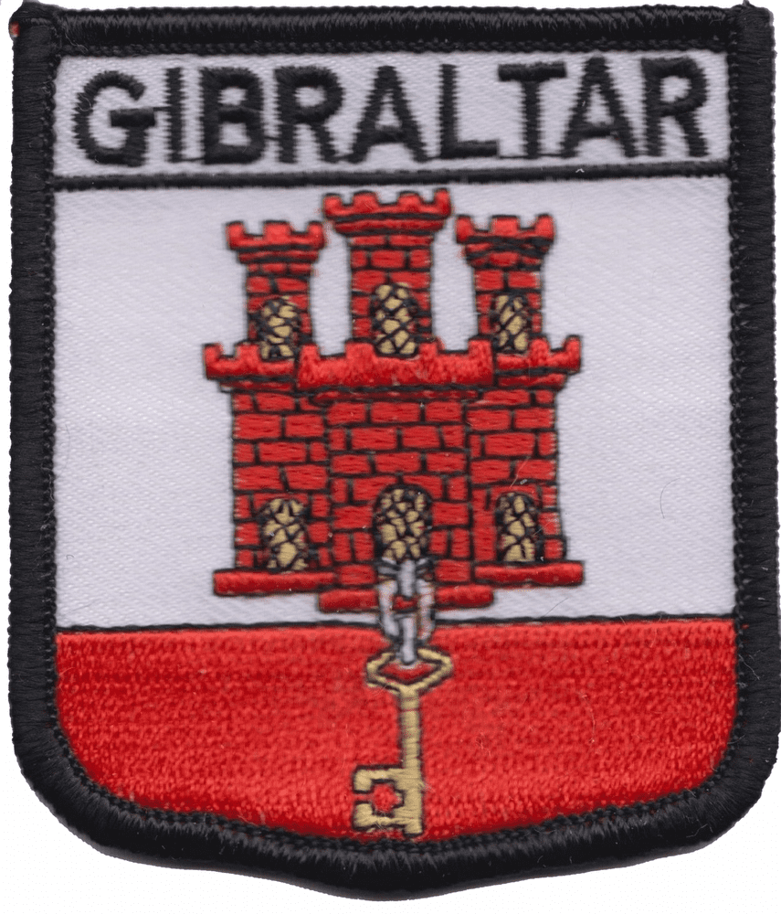 Gibraltar Embroidered Patch a282