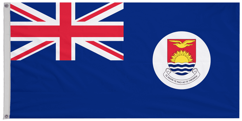 Gilbert Islands 1976 to 1979 Flag with Eyelets