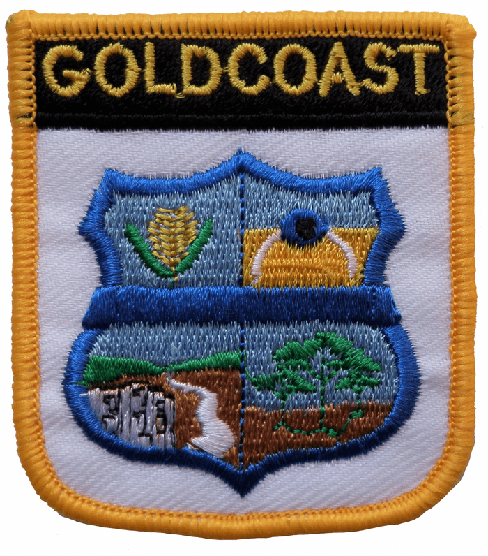 Goldcoast Australia Shield Embroidered Patch
