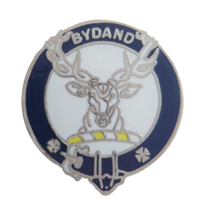 Gordon "Bydand" Scottish Clan Name Crest Pin Badge