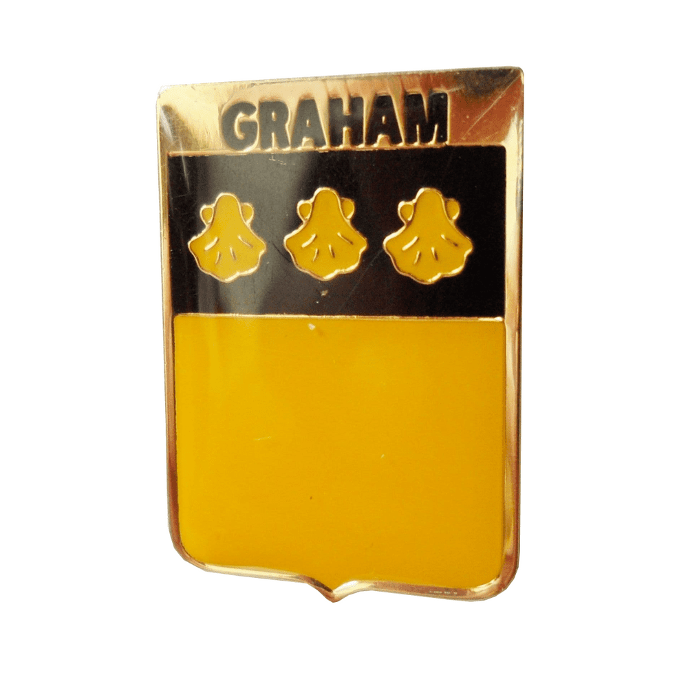 Graham Scottish Clan Name Coat of Arms Pin Badge