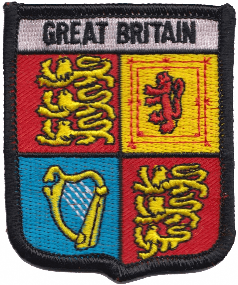 Great Britain GB Royal Standard Embroidered Patch a151