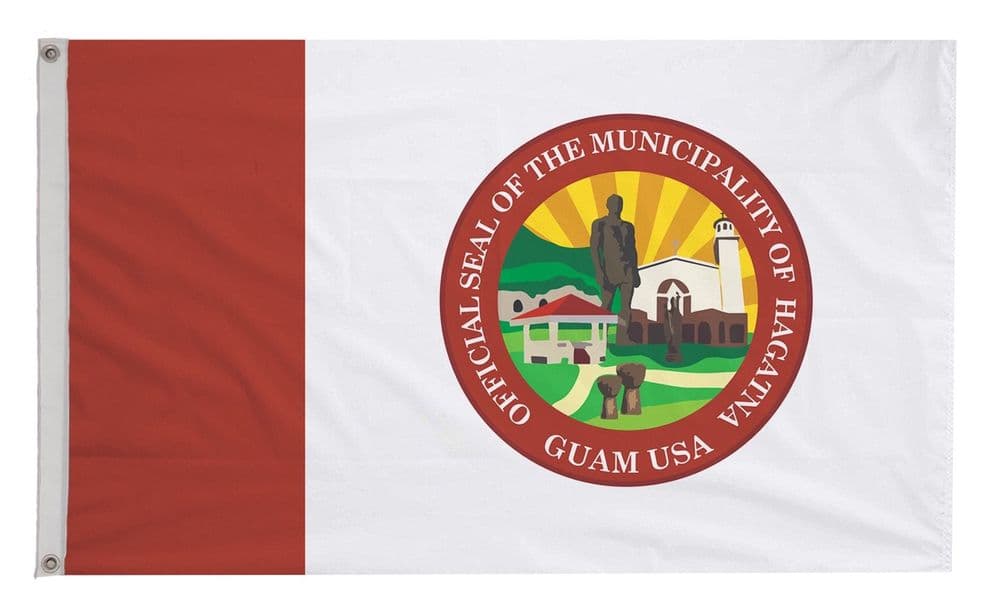 Guam Capital City Hagåtña Flag with Eyelets
