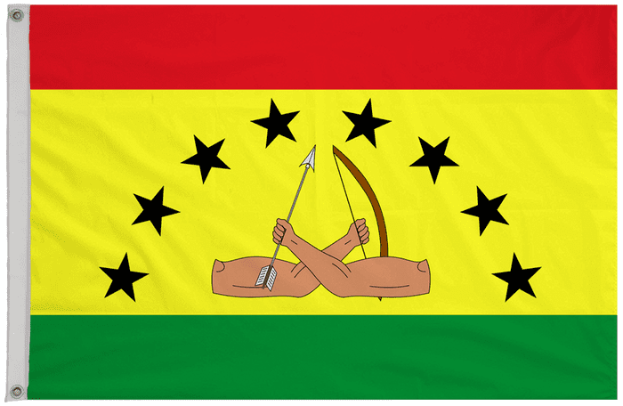 Guna Yala Province-level Indigenous Region Panama Flag with Eyelets