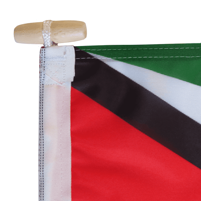 Guyana Flag with Rope & Toggle