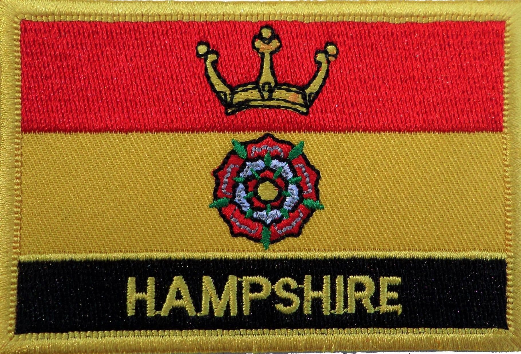 Hampshire Embroidered Rectangular Patch