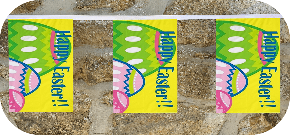 Happy Easter Flag Bunting