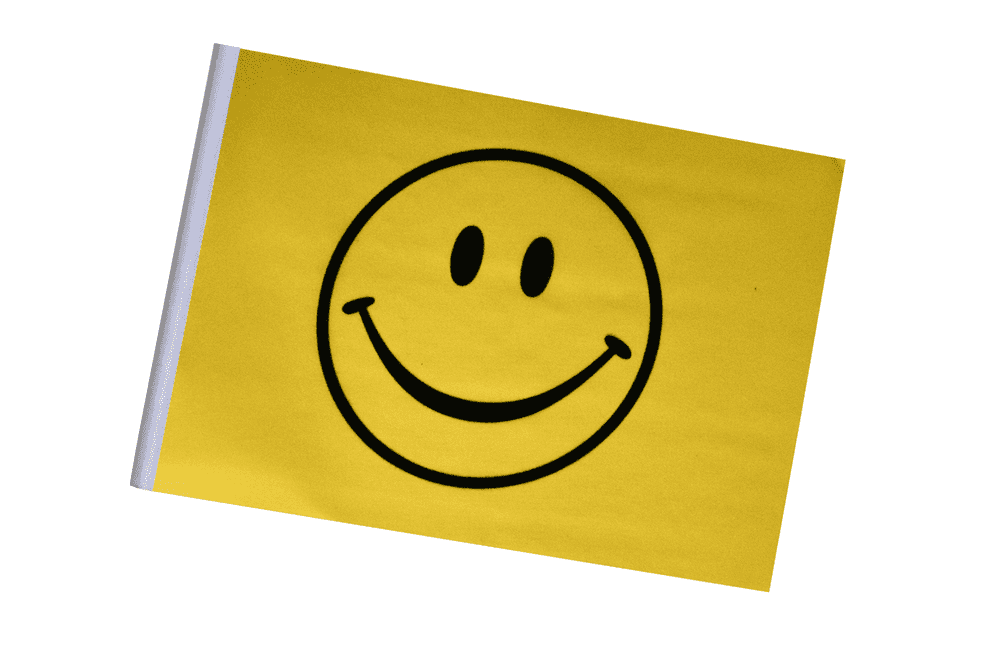 Happy Face Small Craft Flag