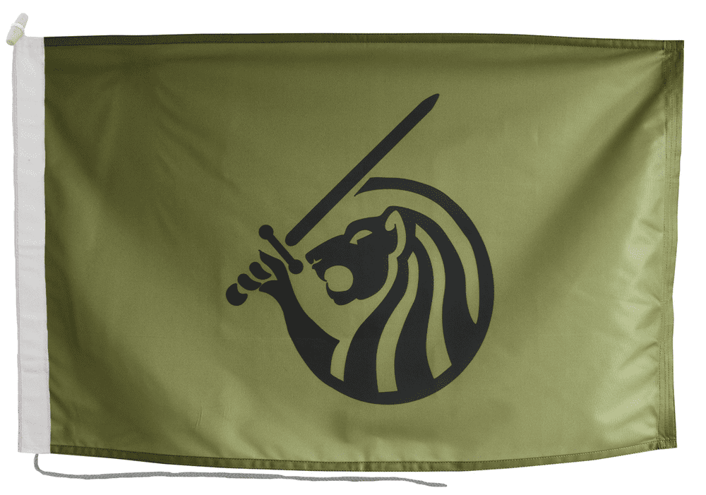 Headquarters Field British Army Flag with Rope & Toggle