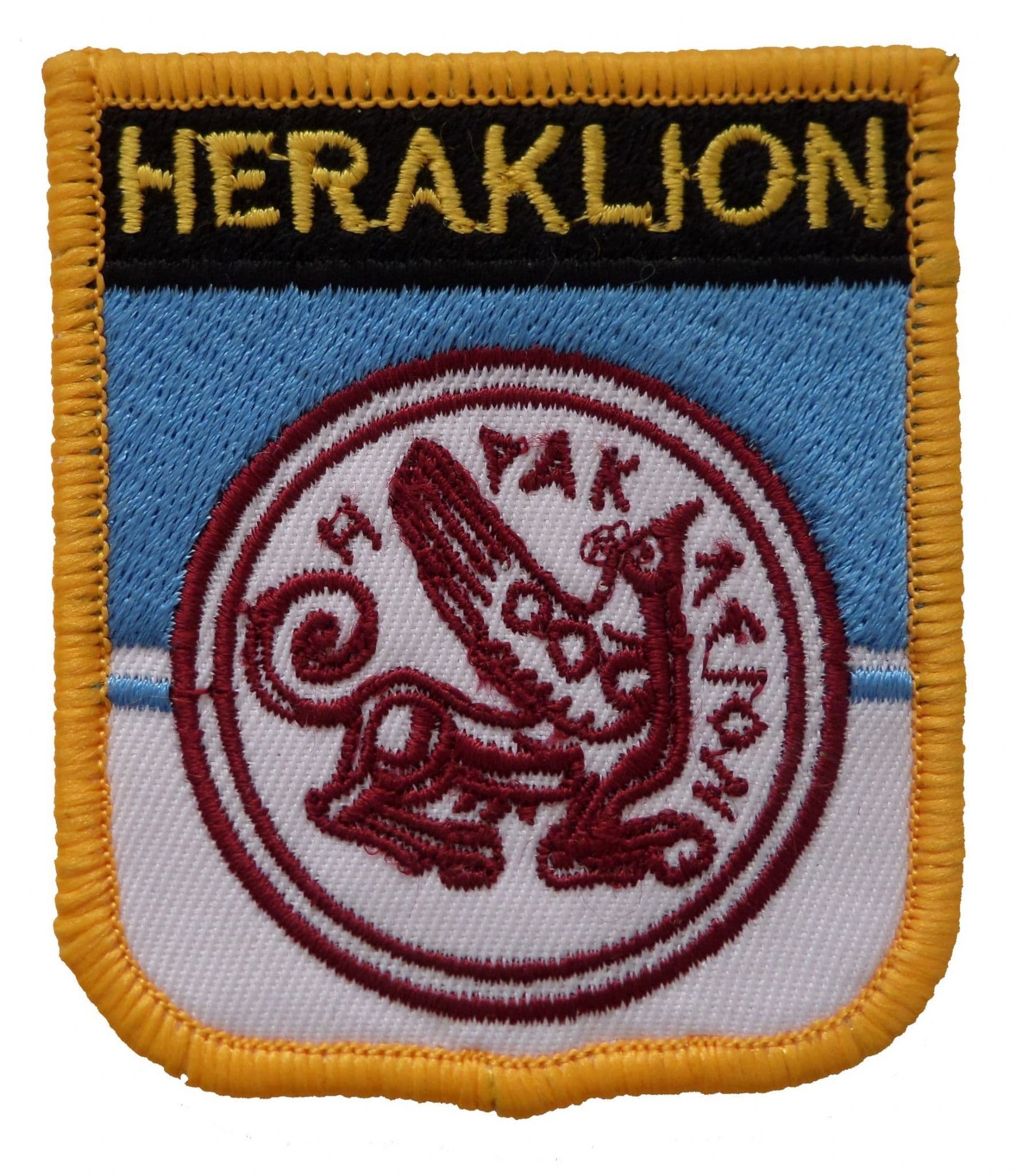 Heraklion Greece Shield Embroidered Patch