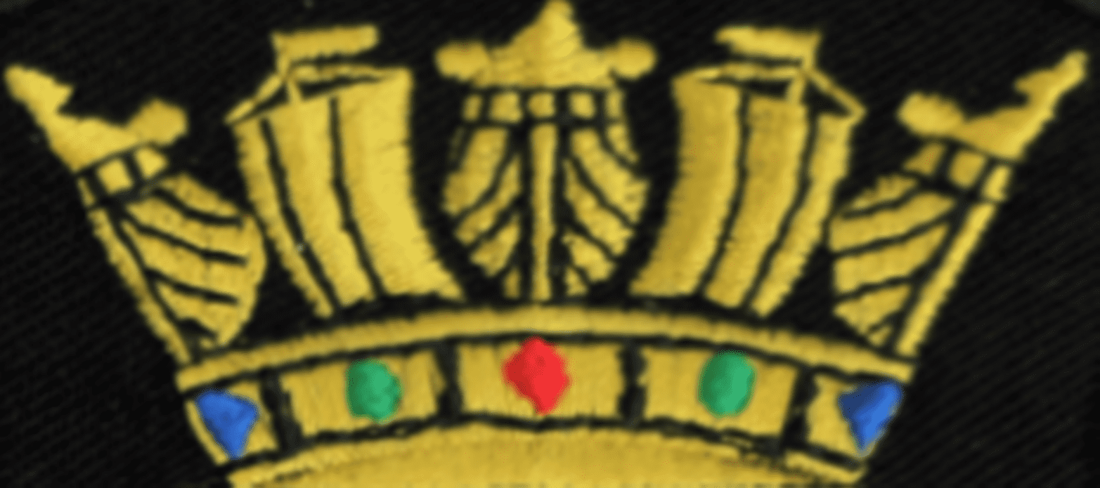 HMS Ganges Royal Navy RN Crest MOD Embroidered Patch