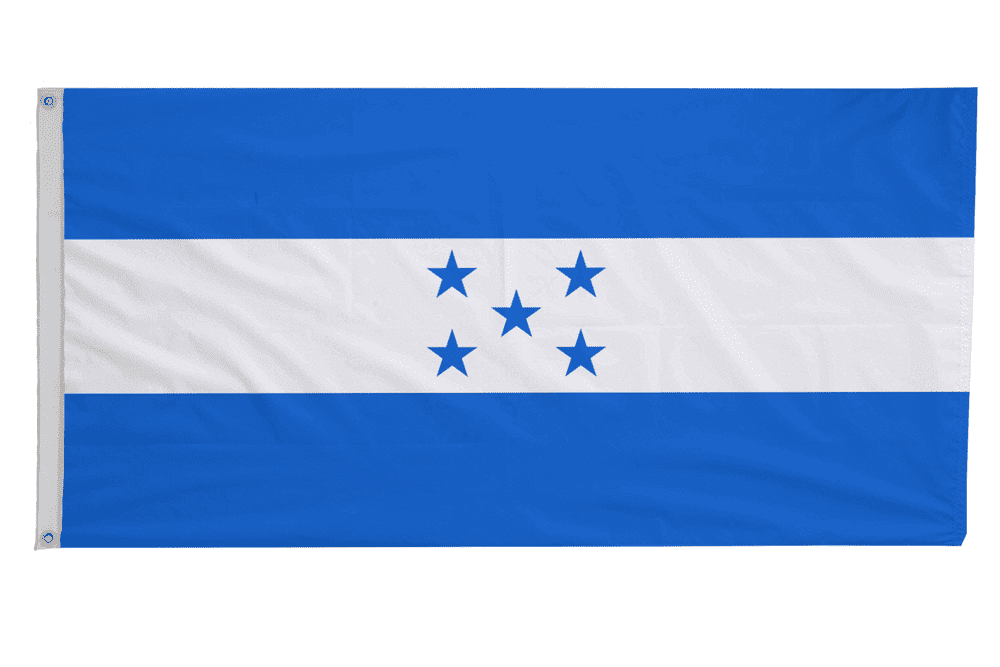 Honduras 1949 to 2022 Flag with Eyelets
