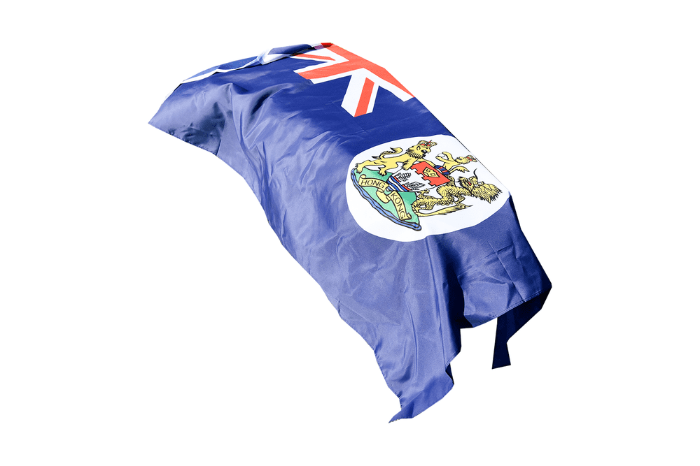 HONG KONG 1959 TO 1997 FLAG COFFIN DRAPE