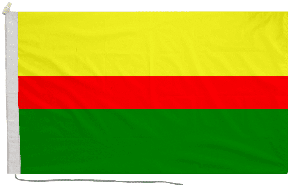 Humacao Puerto Rico Flag with Rope & Toggle