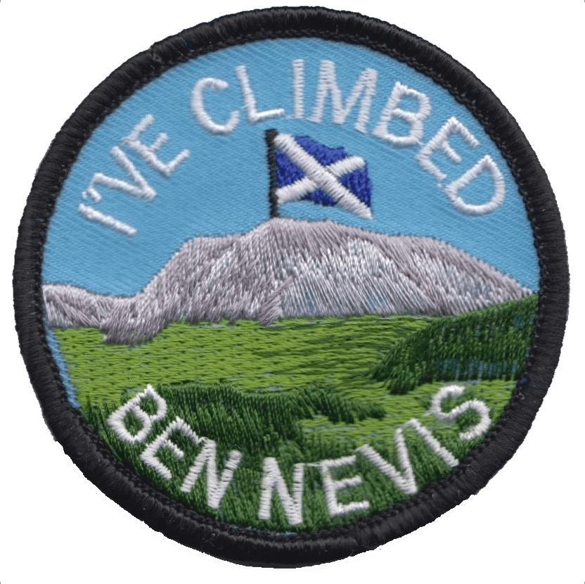 I ve Climbed Ben Nevis Scotland Embroidered Badge