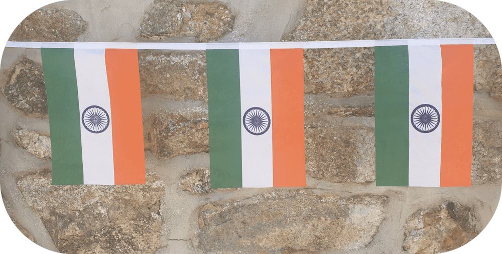 India Flag Bunting