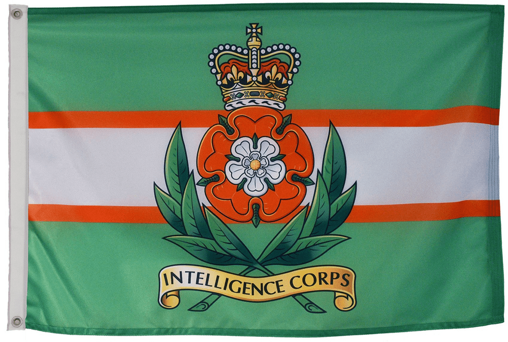 Intelligence Corps British Army Flag with Eyelets