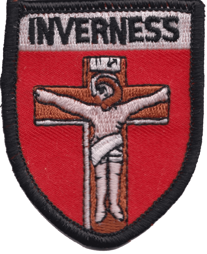 Inverness Flag Embroidered Badge