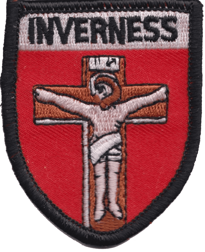 Inverness Flag Embroidered Badge