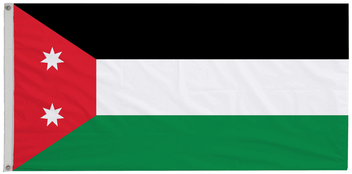 Iraq 1924 to 1958 Flag with Eyelets