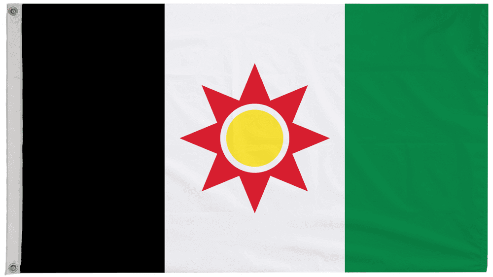 Iraq 1959 to 1963 Flag with Eyelets