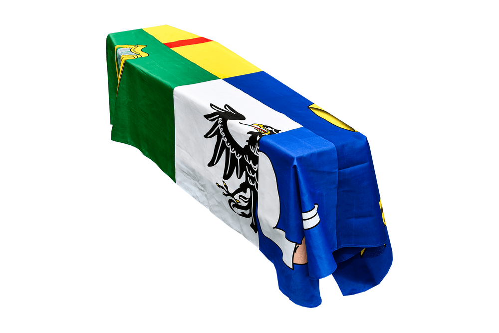 IRELAND PROVENCE FLAG COFFIN DRAPE